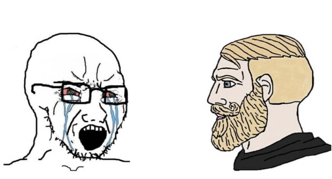 Chad Wojak Meme Template