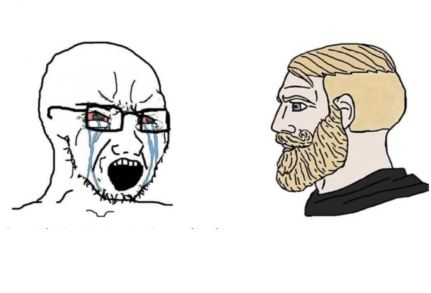 Soyboy Vs Yes Chad Meme Template Pi ata Farms The Best Meme 