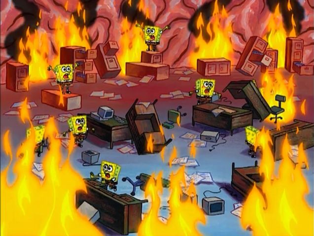 Spongebob Fire Meme Template Pi ata Farms The Best Meme Generator 